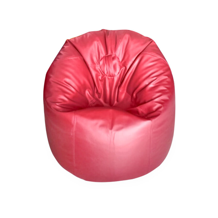 Red Leatherite Bean Bag - Renome